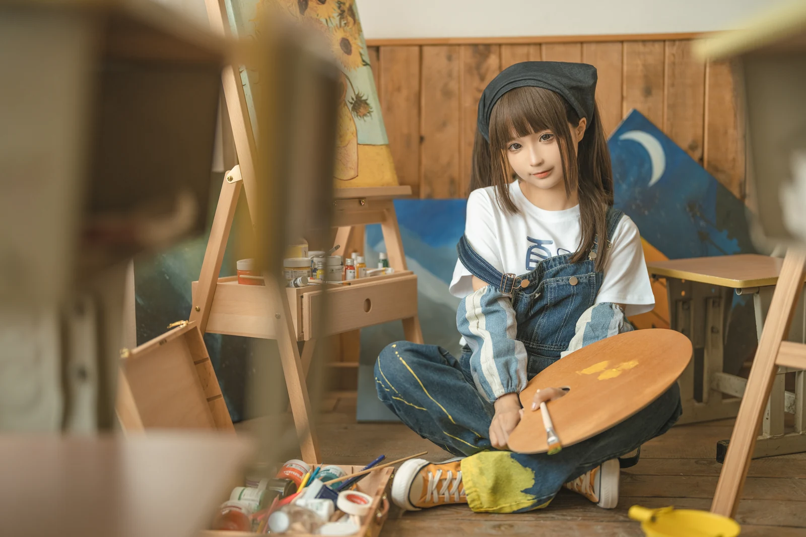 蠢沫沫 - NO.202 小画家 [110P-1.08GB] | chunmomo